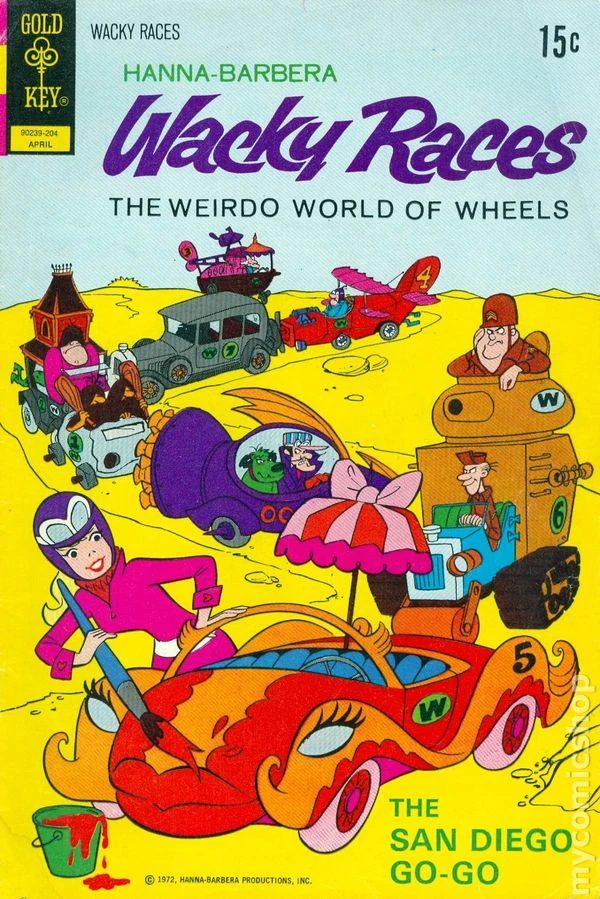 HANNA BARBERA: Wacky Races | Comic books in the media Wiki | Fandom