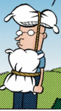 The Pillow Man | Comic Strip Characters Wiki | Fandom