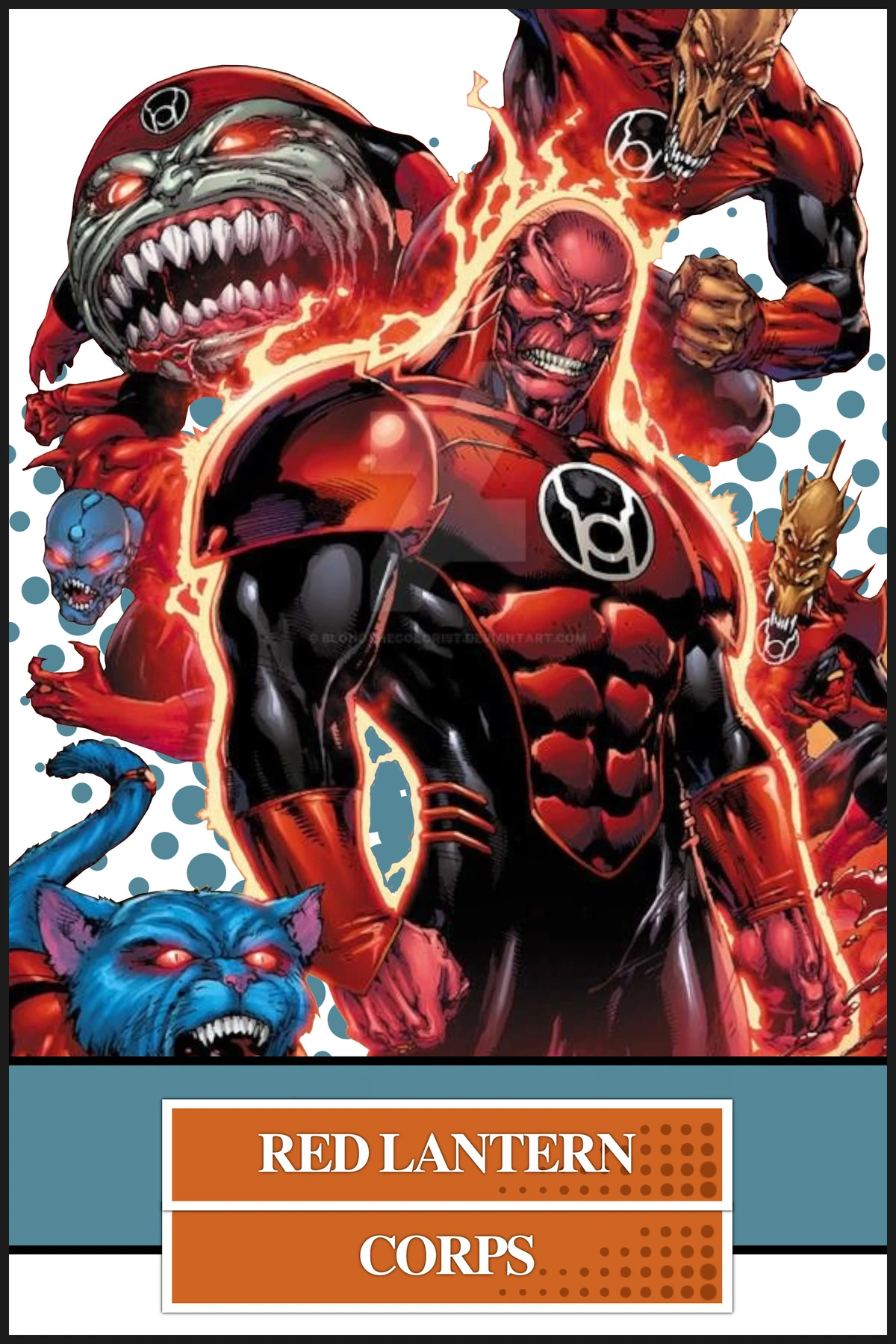 Red Lantern Corps (DC Team) (DC Comics Title) | Comiclogoart Wiki | Fandom