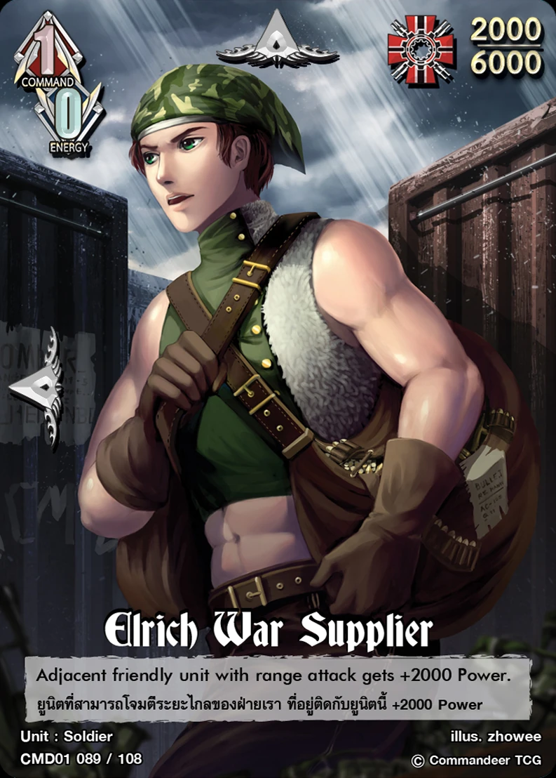 Elrich War Supplier | CommandeerTCG Wiki | Fandom