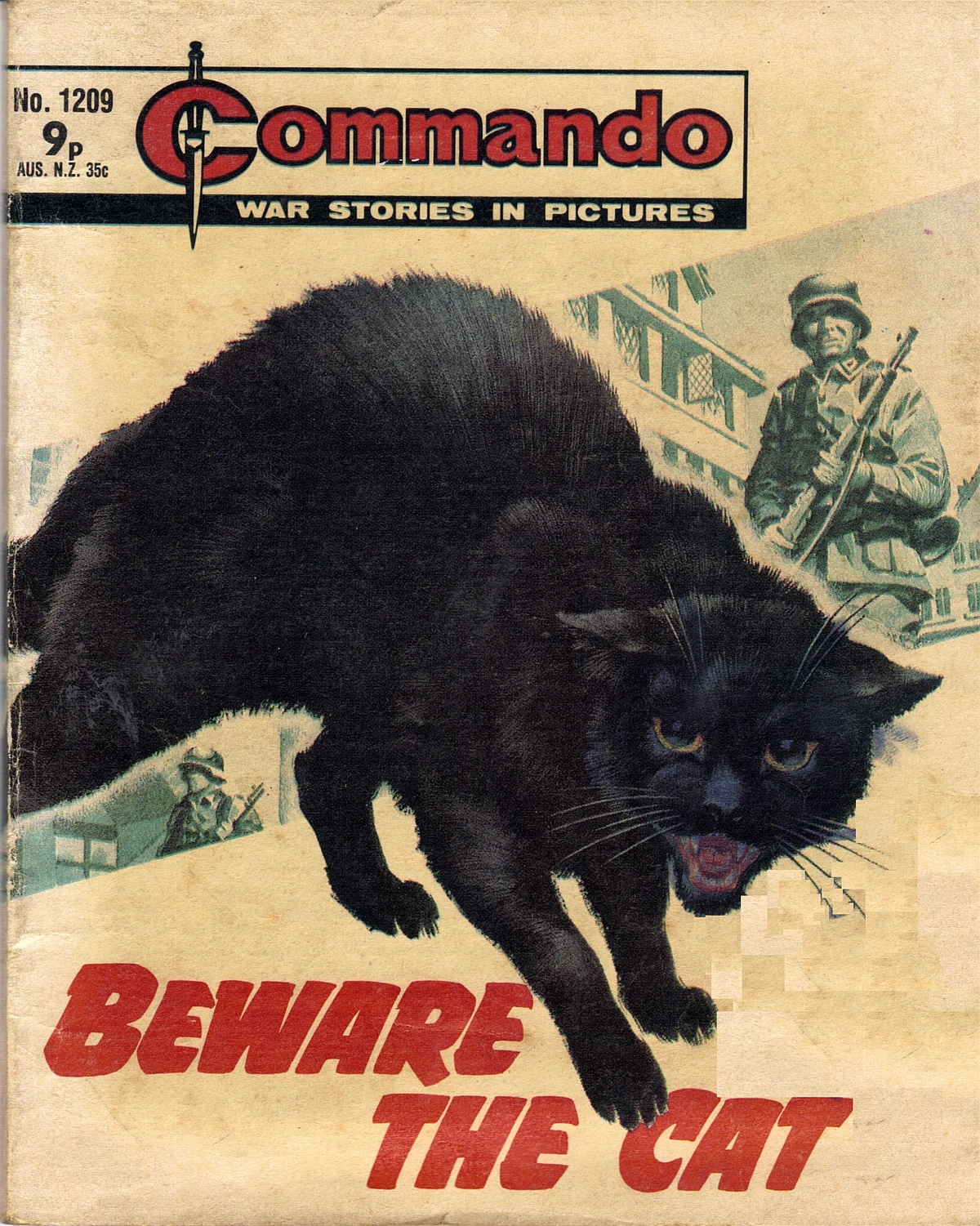 Beware The Cat | Commando Comics Wiki | Fandom