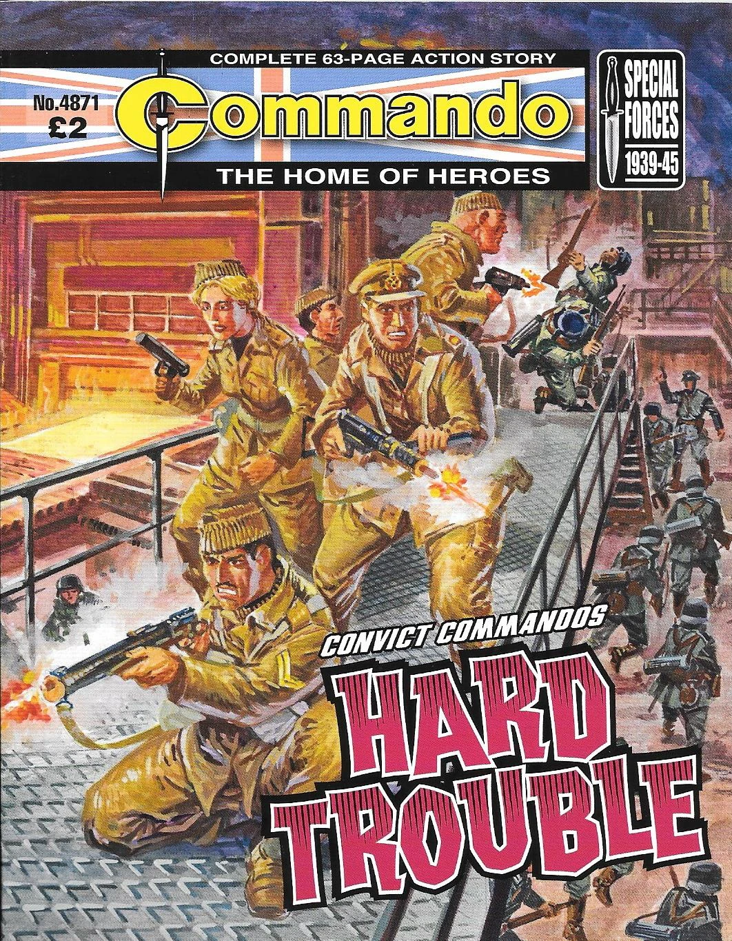Convict Commandos - Hard Trouble | Commando Comics Wiki | Fandom