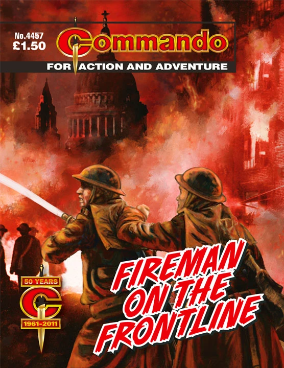 Fireman On The Frontline | Commando Comics Wiki | Fandom