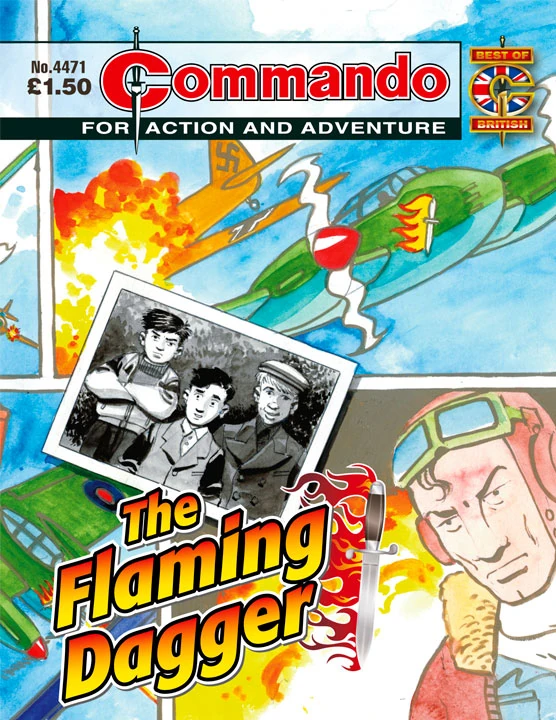 The Flaming Dagger | Commando Comics Wiki | Fandom