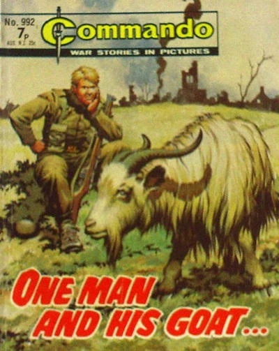 One Man And His Goat... | Commando Comics Wiki | Fandom