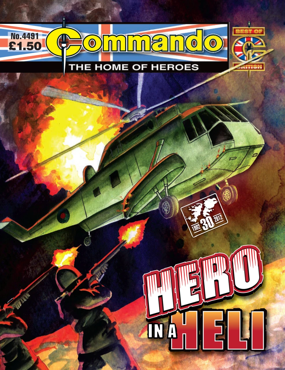 Hero In A Heli | Commando Comics Wiki | Fandom