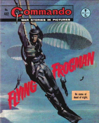 Flying Frogman | Commando Comics Wiki | Fandom