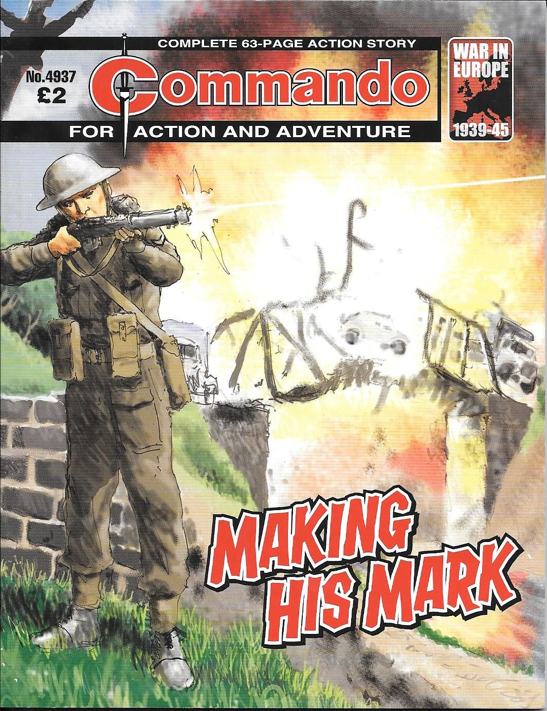 Making His Mark | Commando Comics Wiki | Fandom