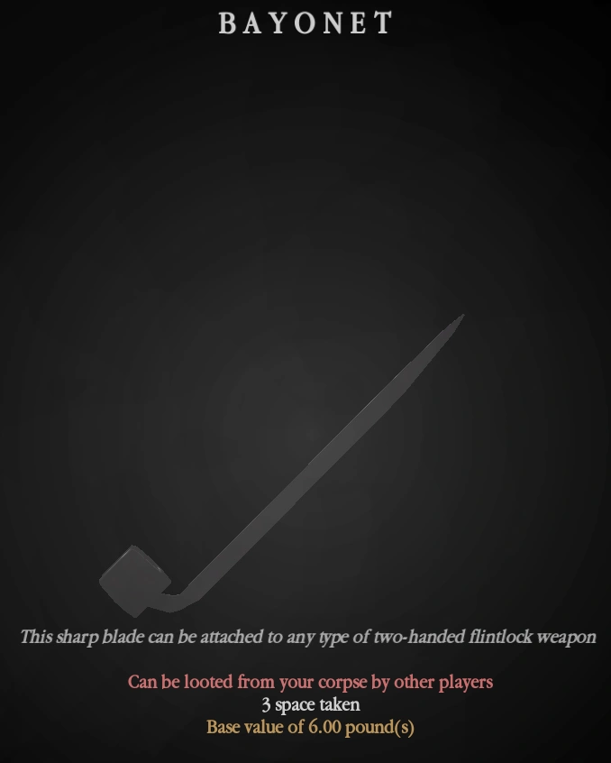 Bayonet | NORTHWIND Wiki | Fandom