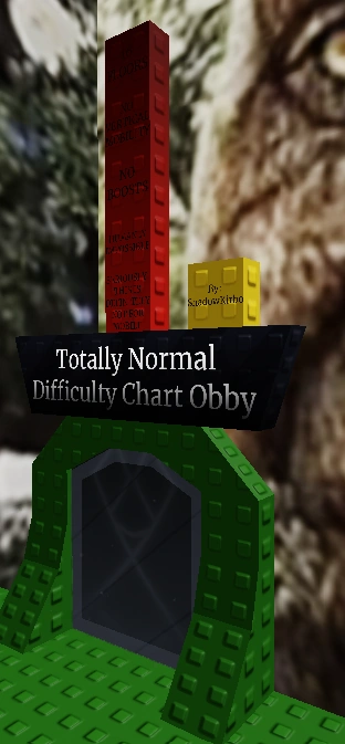 Totally Normal Difficulty Chart Obby | Community's Weird Towers Wiki ...