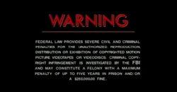 Showtime Entertainment Warning Screens | Company Bumpers Wiki | Fandom
