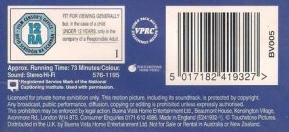 Irish Film Classification Office | Company Bumpers Wiki | Fandom