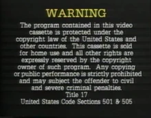 ABC Video Enterprises Warning Screens | Company Bumpers Wiki | Fandom
