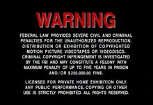 National Entertainment Media Warning Screens | Company Bumpers Wiki ...