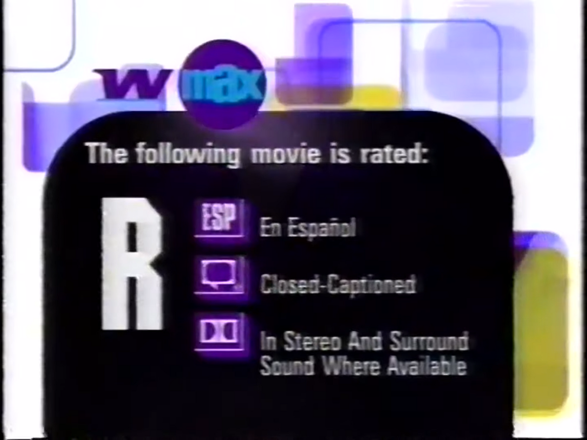 WMax Rating Bumpers | Company Bumpers Wiki | Fandom