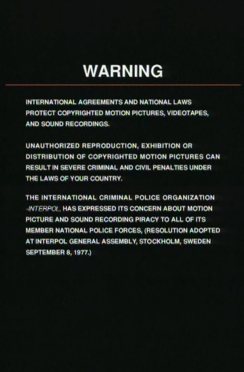 Direct Source Special Products Inc. Warning Screens | Company Bumpers ...