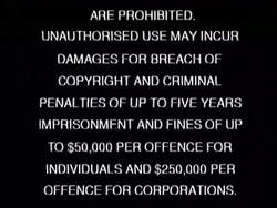Replay Home Entertainment Warning Screens | Company Bumpers Wiki | Fandom