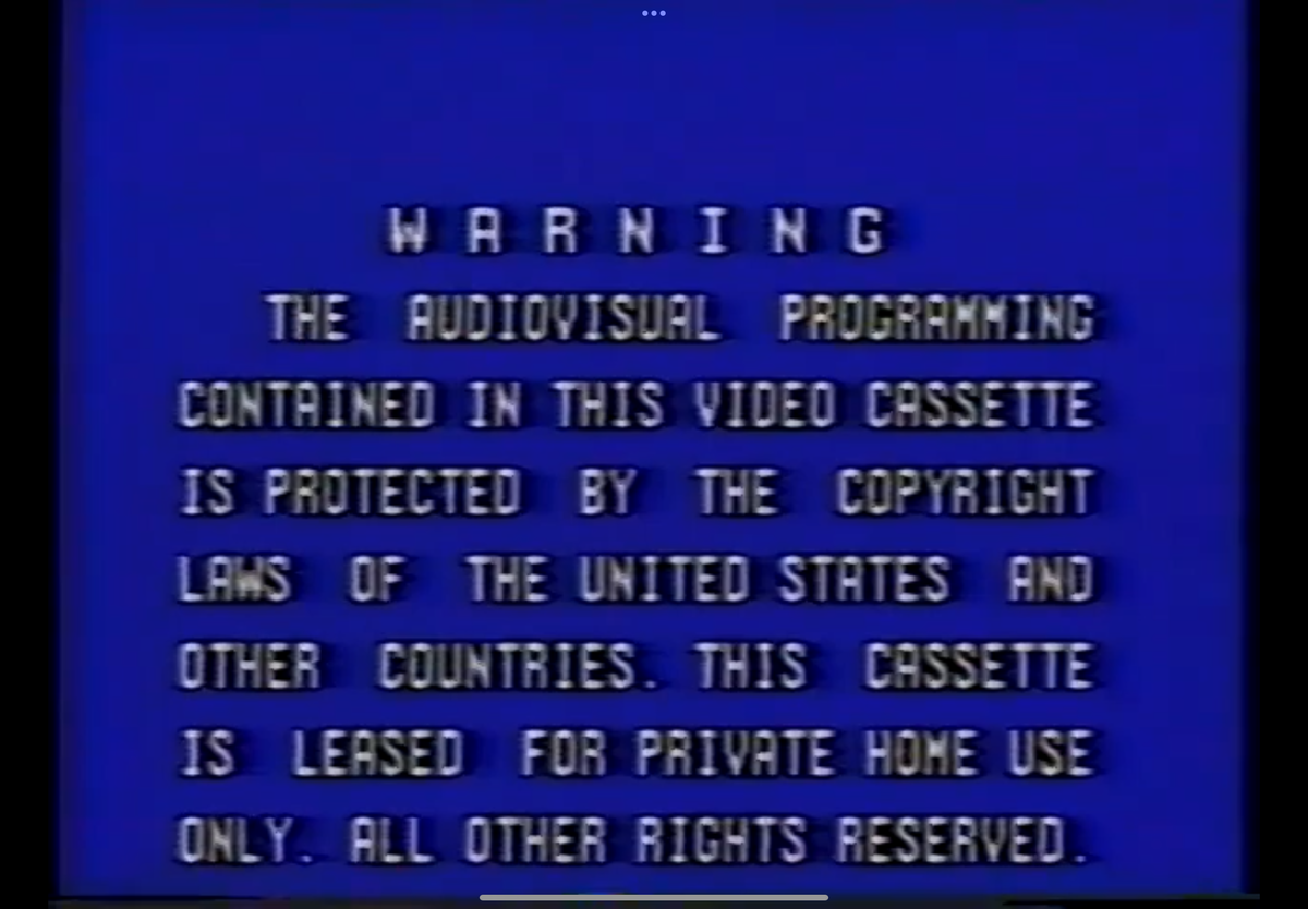 Asiaview Entertainment Warning/Copyright Screen | Company Bumpers Wiki ...