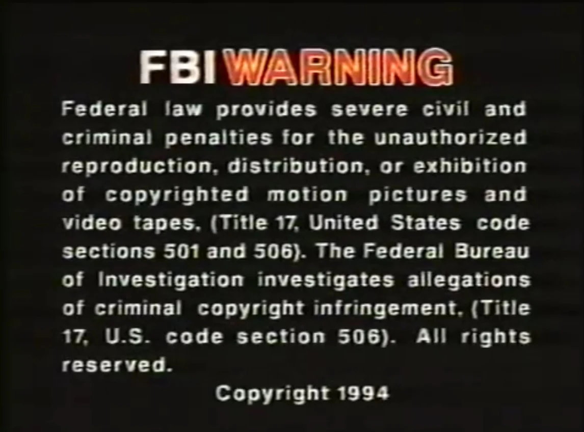 Goldhil Video Warning Screens | Company Bumpers Wiki | Fandom