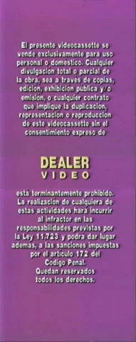 Dealer Video (Argentina) Warning Screen | Company Bumpers Wiki | Fandom