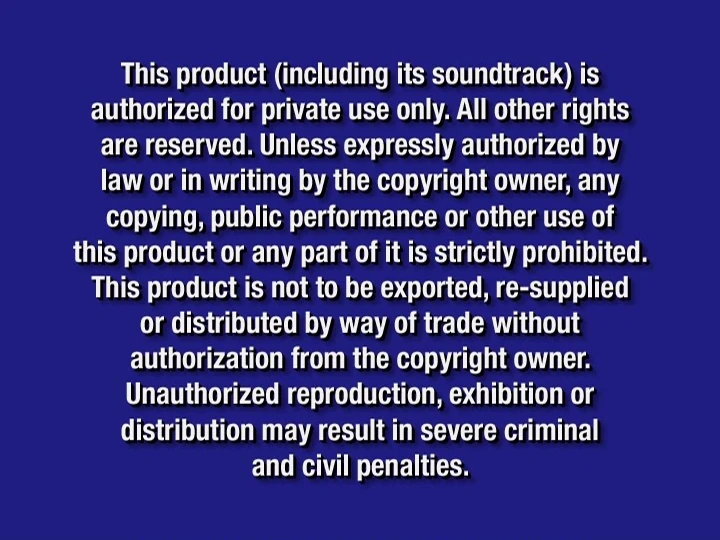 Optreve DVD Enhancement Technology (Screenlife Games) Warning Screens ...