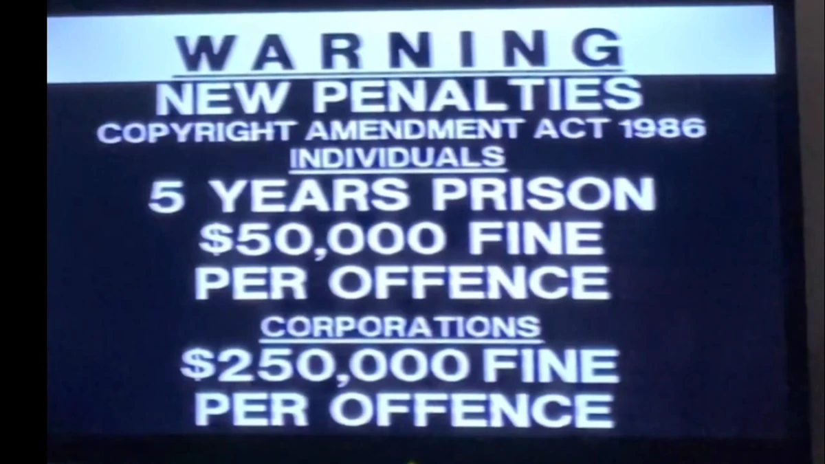 Crystal Screen Entertainment (Australia) Warning Screen | Company ...