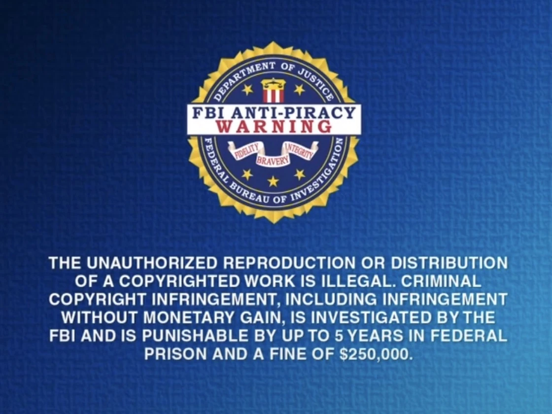 Fbi Piracy Warning Logo