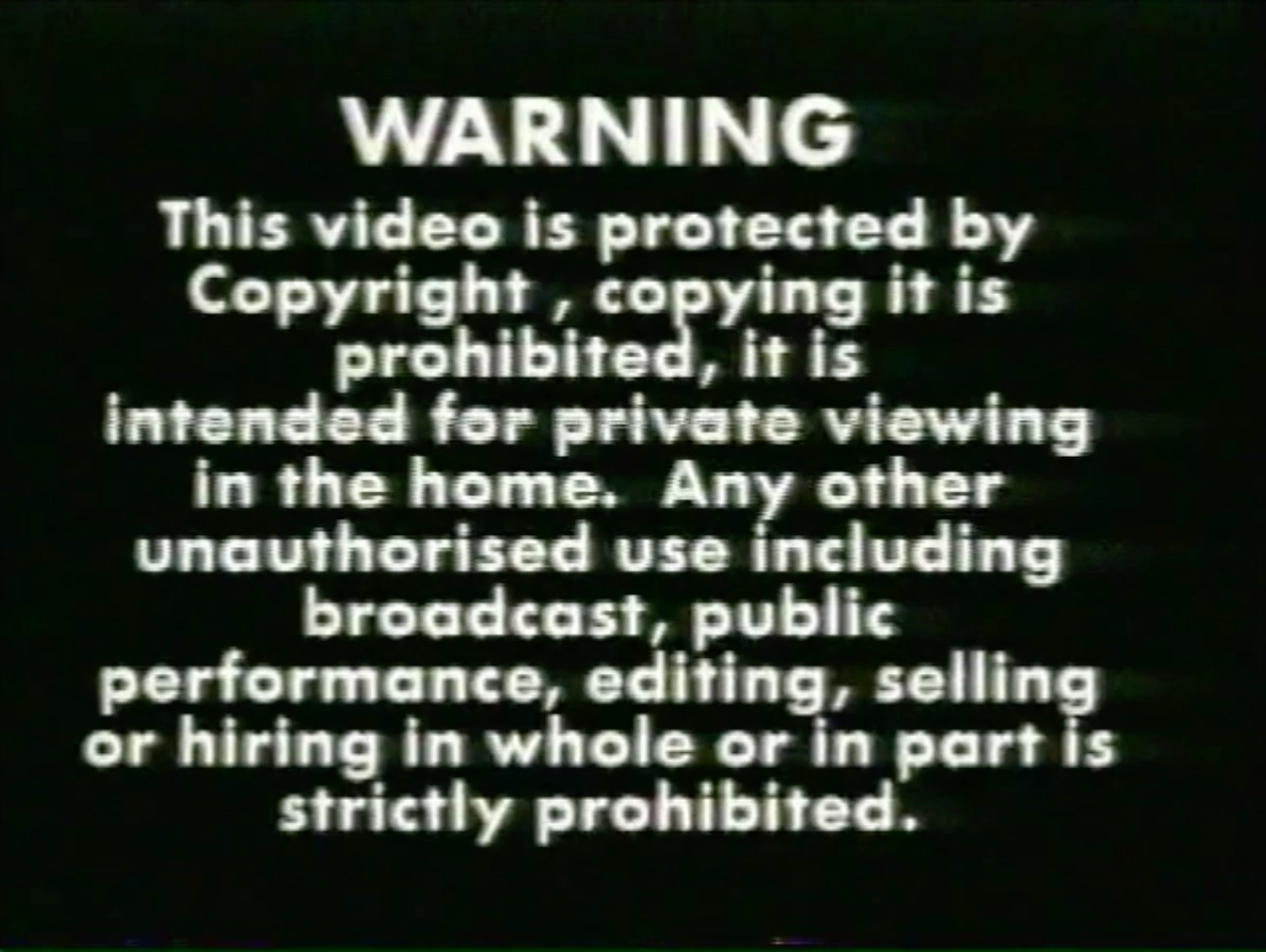 Artsmagic Warning Screens | Company Bumpers Wiki | Fandom