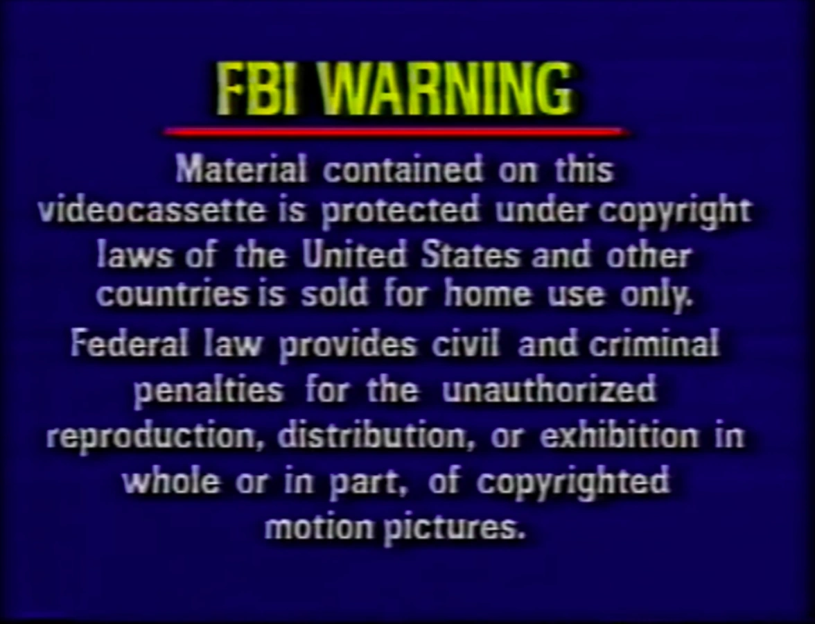 Congress Video Warning Screen | Company Bumpers Wiki | Fandom