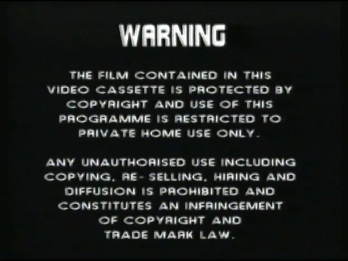 Hollywood House Video (Australia) Warning Screens | Company Bumpers ...