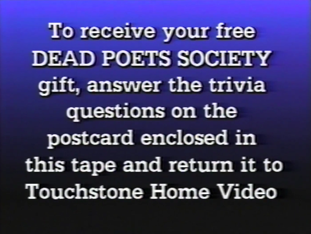 Touchstone Home Video Giveaway Notice | Company Bumpers Wiki | Fandom