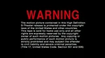 Universal Pictures Home Entertainment Warning Screens/United States of ...