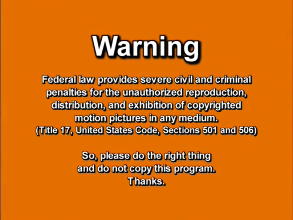 Baby Faith Warning Screen | Company Bumpers Wiki | Fandom