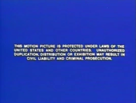 Universal Pictures Home Entertainment Warning Screens/United States of ...