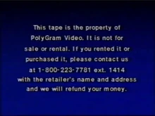 PolyGram Video Promotional Copy Screen | Company Bumpers Wiki | Fandom