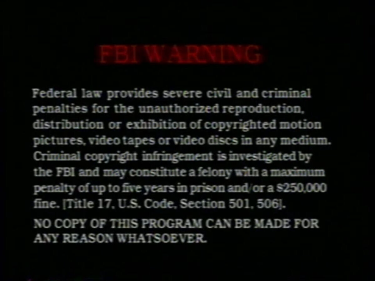 Allied Artists Video Warning Screens | Company Bumpers Wiki | Fandom