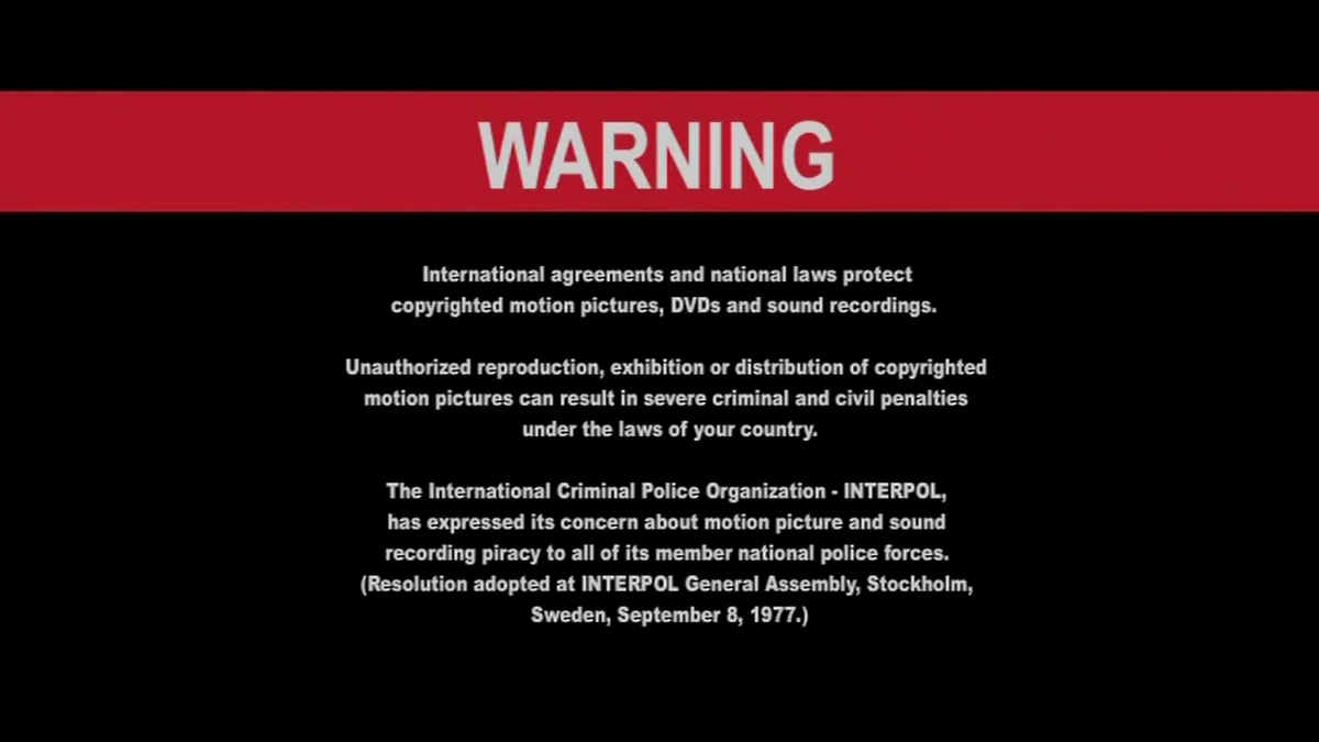 TVA Films Warning Screens | Company Bumpers Wiki | Fandom