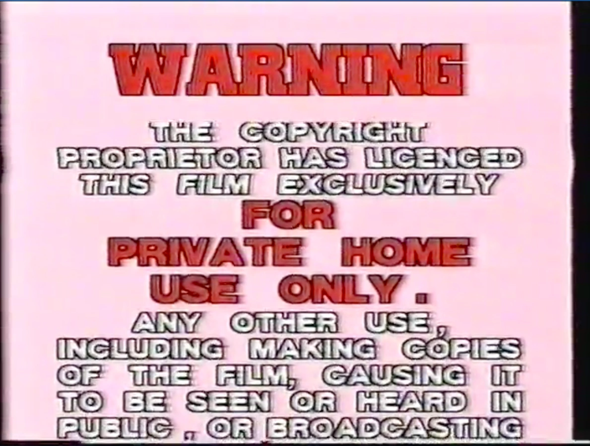 Roadshow Entertainment Warning Screens | Company Bumpers Wiki | Fandom