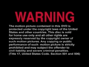 Universal Pictures Home Entertainment Warning Screens/United States of ...