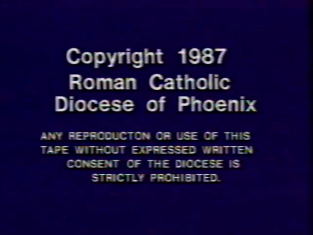 Roman Catholic Diocese of Phoenix Copyright/Warning Screen | Company ...