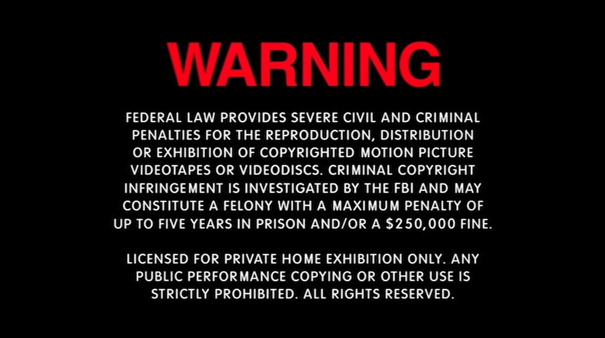 Blackened Recordings Warning Screen | Company Bumpers Wiki | Fandom