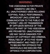 Universal Pictures Home Entertainment Warning Screens/Europe and ...