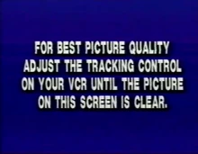 VCR Tracking Reminder Bumpers | Company Bumpers Wiki | Fandom