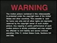 Universal Pictures Home Entertainment Warning Screens/United States of ...