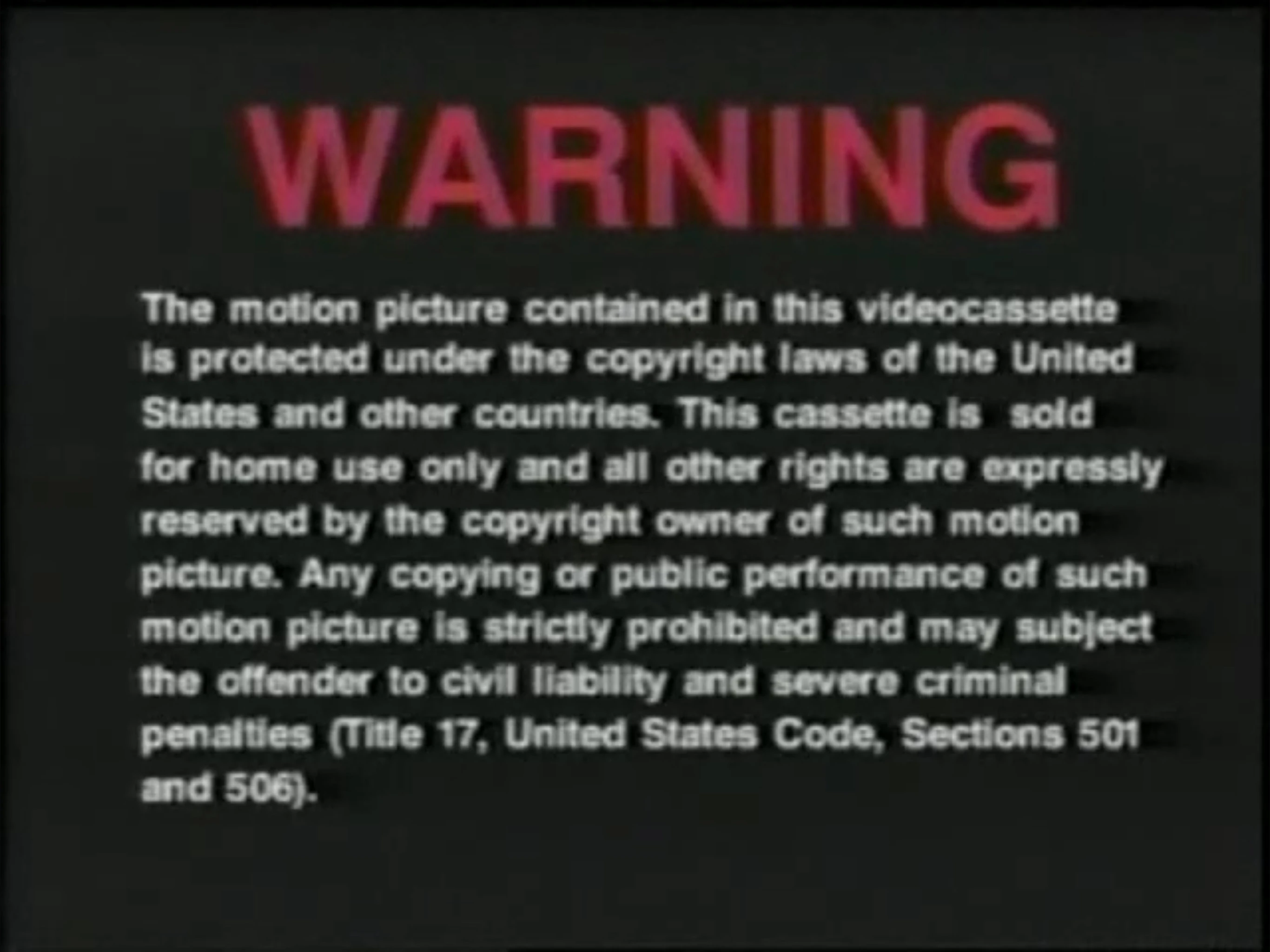 Fbi Warning Lionsgate