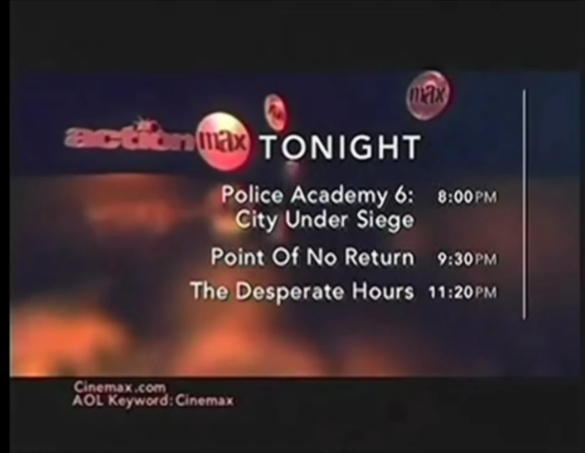 Tonight on ActionMax IDs | Company Bumpers Wiki | Fandom