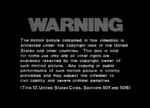 Universal Pictures Home Entertainment Warning Screens/United States of ...