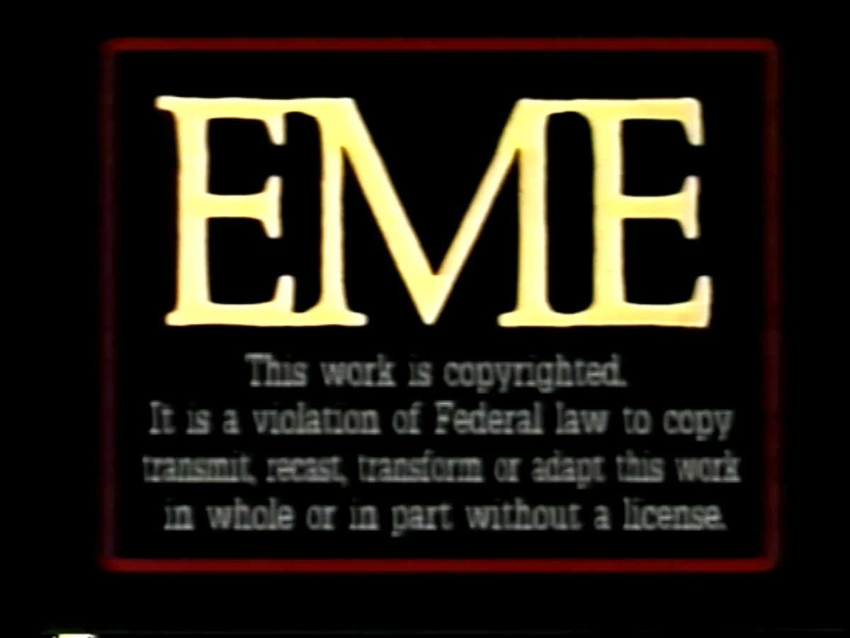 EME Warning Screen | Company Bumpers Wiki | Fandom