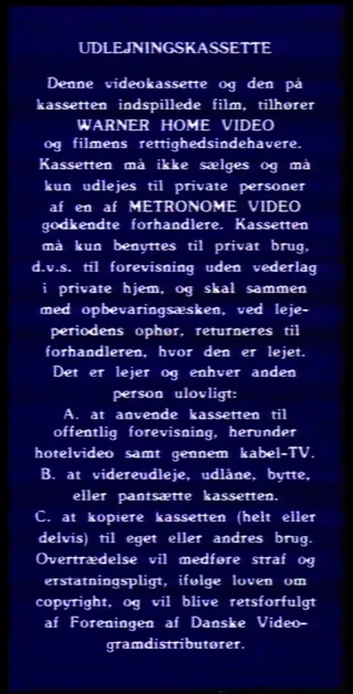 Metronome (Denmark) Warning Screens | Company Bumpers Wiki | Fandom