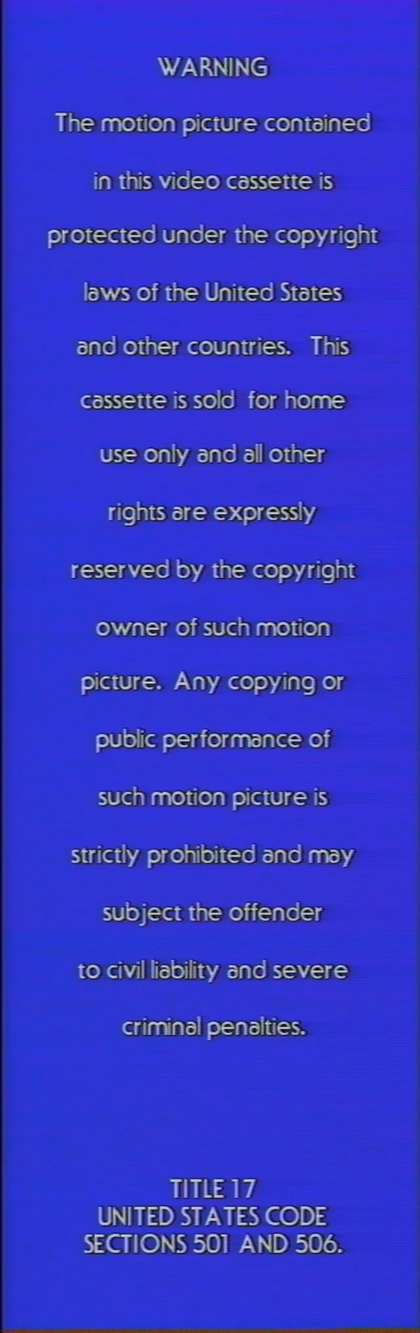 Active Home Video Warning Screen | Company Bumpers Wiki | Fandom